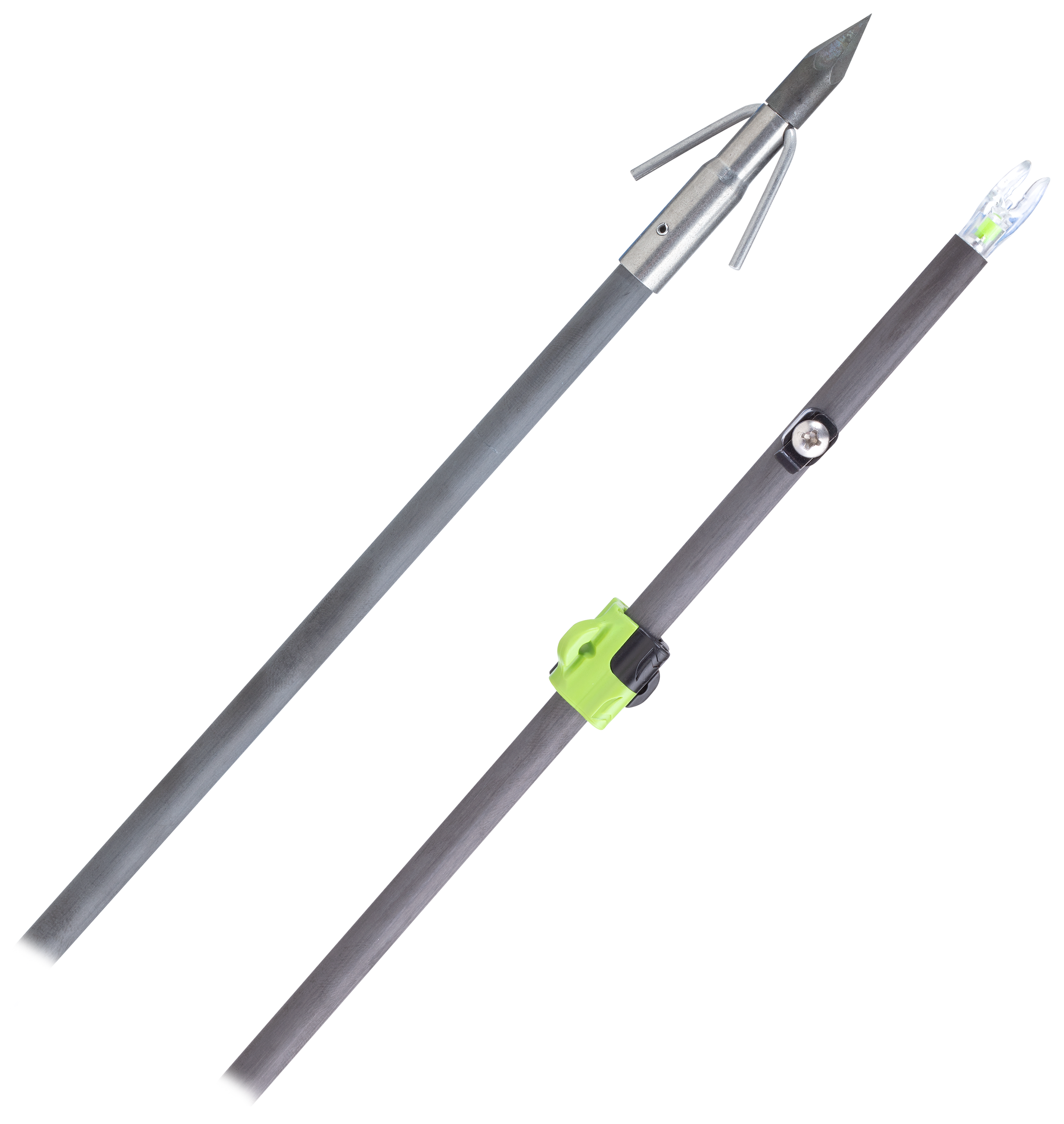 Muzzy Bowfishing Lighted Carbon Fish Arrow with Carp Point and Bottle ...